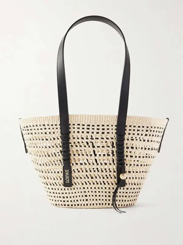 Loewe Paula's Ibiza Braid Medium Raffia Tote - Neutral