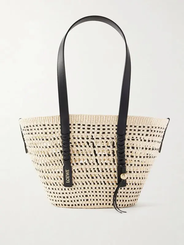 Loewe Paula's Ibiza Braid Medium Raffia Tote - Neutrals