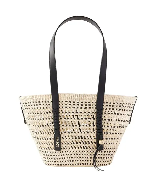 Loewe Paula's Ibiza Braid Medium Raffia Tote - Neutrals