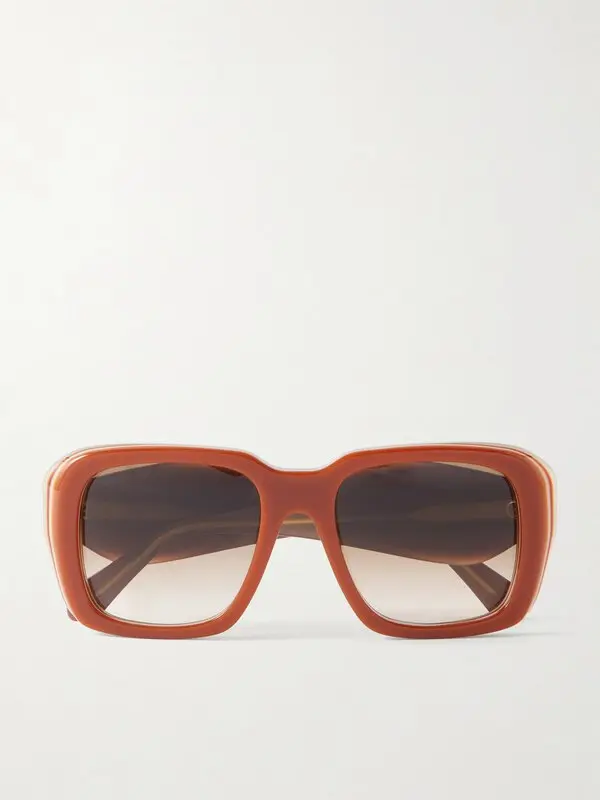 Loewe Paula's Ibiza Square-frame Sunglasses - Red