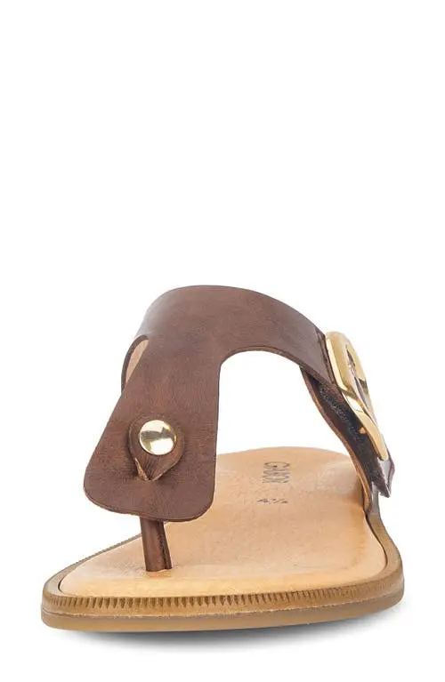 Gabor Studded Flip Flop - Camel