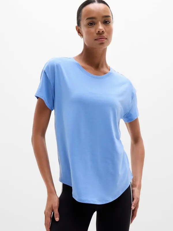 Athleta Relaxed T-shirt - Waterfall