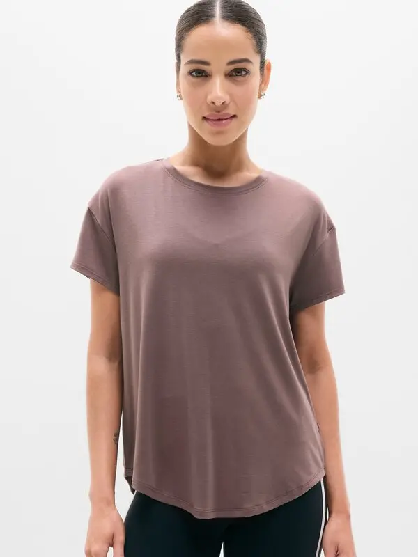 Athleta Relaxed T-shirt - Driftwood