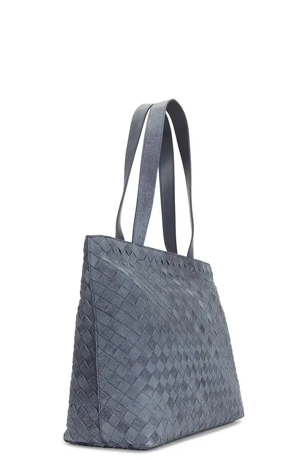 Bottega Veneta Intrecciato 15 Melange Denim Sue Ave Tote