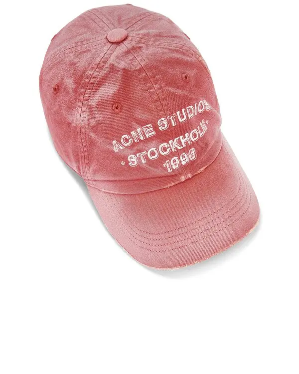 Acne Studios Cuddy Sunkissed Cap - Red
