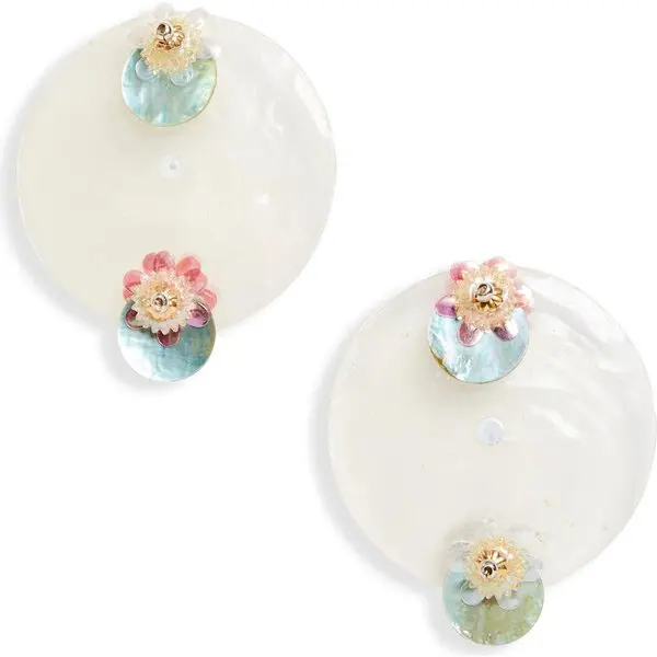 ISSHI Luminary Mismatched Earrings - Ghost