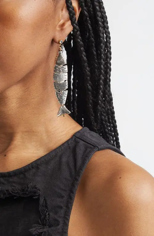 ISSHI Pisces Asymmetric Mismatched Drop Earrings