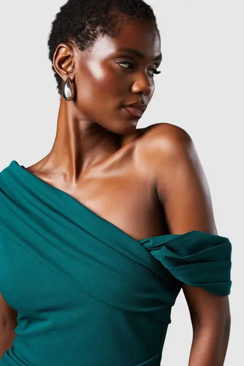 Coast Asymmetrical Neckline Maxi Dress