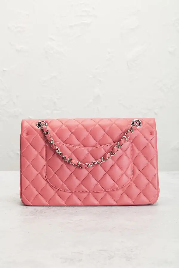 Chanel Lambskin Classic Double Flap Bag - Pink
