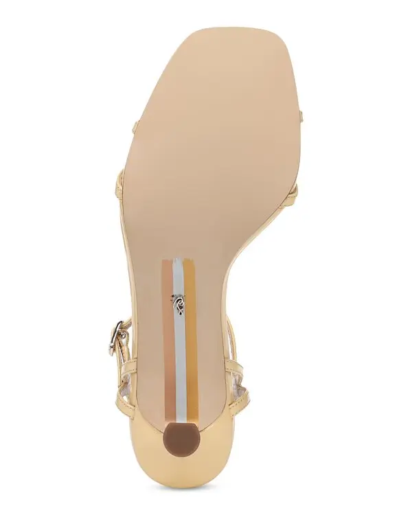 Sam Edelman Presley Strappy Heeled Sandals - Daffodil