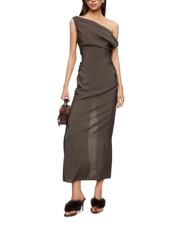 Lioness One Shoulder Maxi Dress