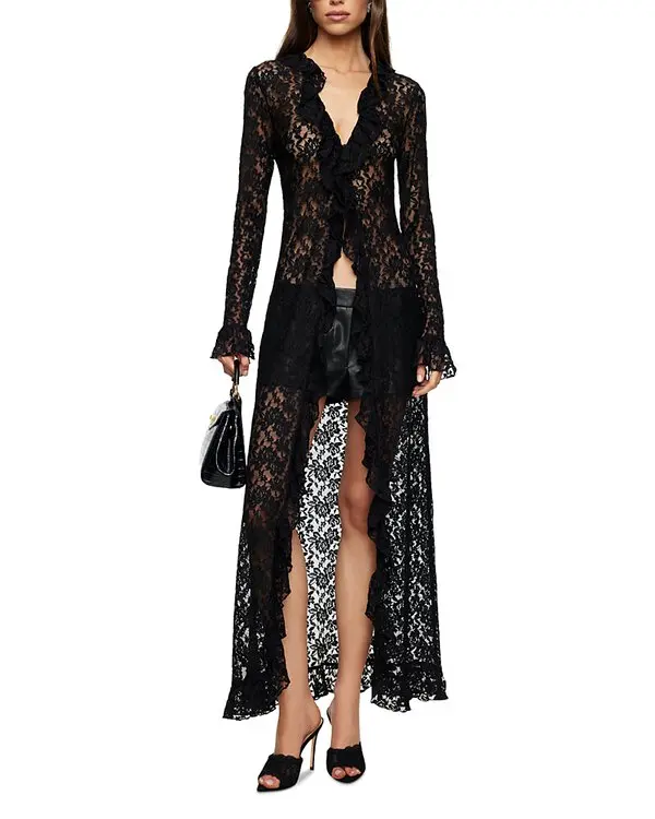 Lioness Long Nights Maxi Top - Noir