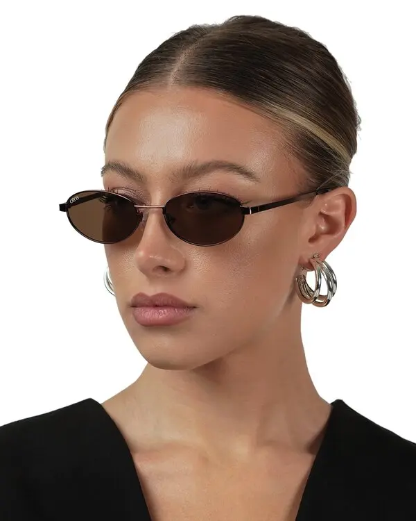 OTRA Rosie Round Sunglasses 53mm - Brown
