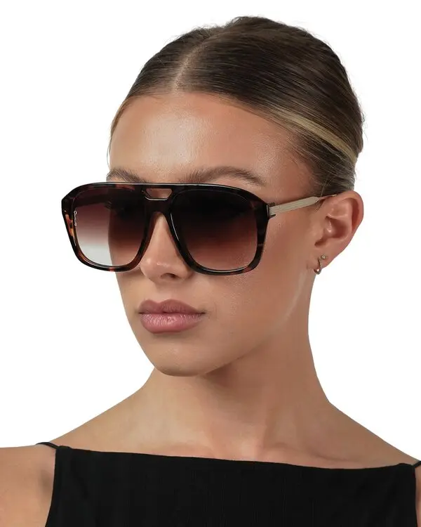 OTRA Rei 58mm Aviator Sunglasses