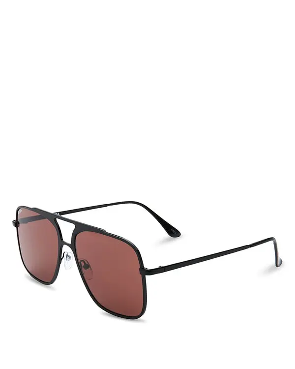 OTRA Bodie Aviator Sunglasses, 61mm - Black