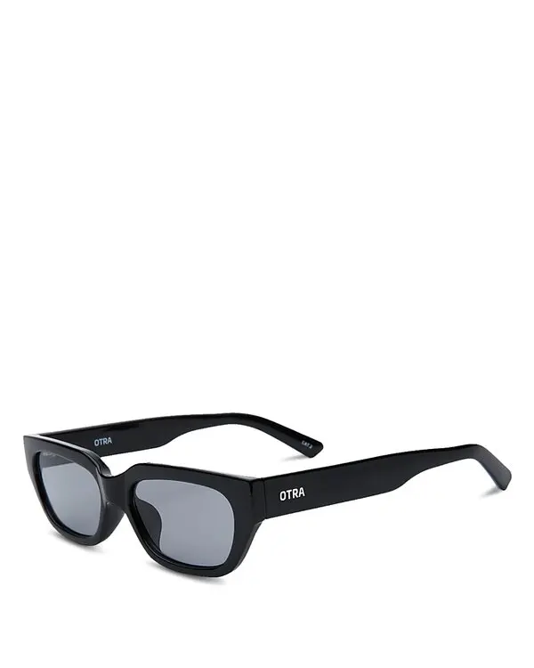 OTRA Cato Rectangle Sunglasses, 54mm - Black
