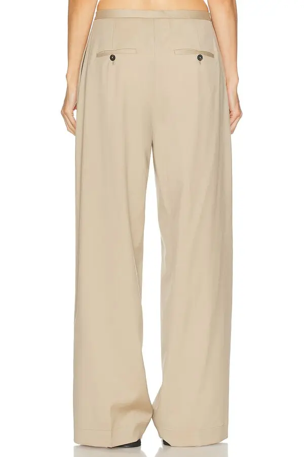 RÓHE Relaxed Drawstring Trousers - Beige
