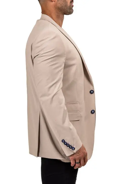 MACEOO Descartes Marthyr0004 Stretch Peak Lapel Blazer
