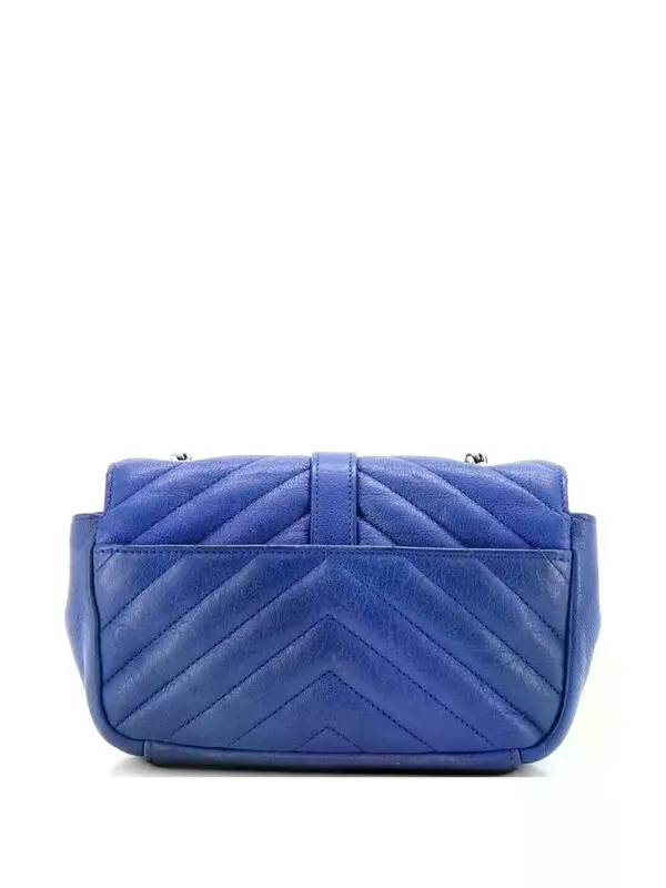 Saint Laurent Monogram Matelasse Chevron Leather Baby Crossbody Bag
