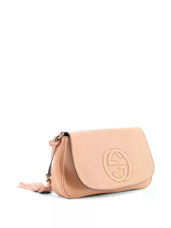 Gucci Soho Chain Leather Medium Crossbody Bag - Neutrals