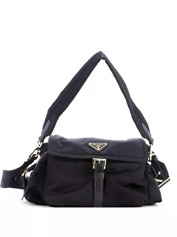 Prada Explore Re-nylon Medium Shoulder Bag - Black