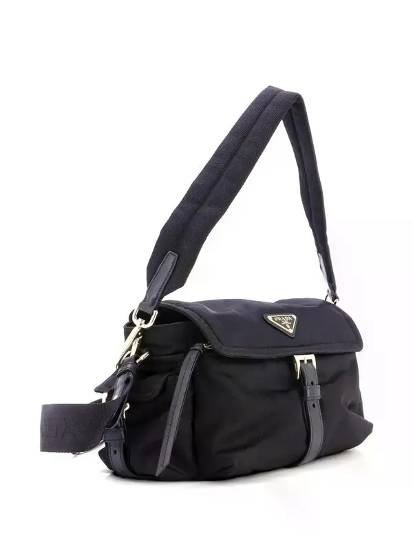 Prada Explore Re-nylon Medium Shoulder Bag - Black