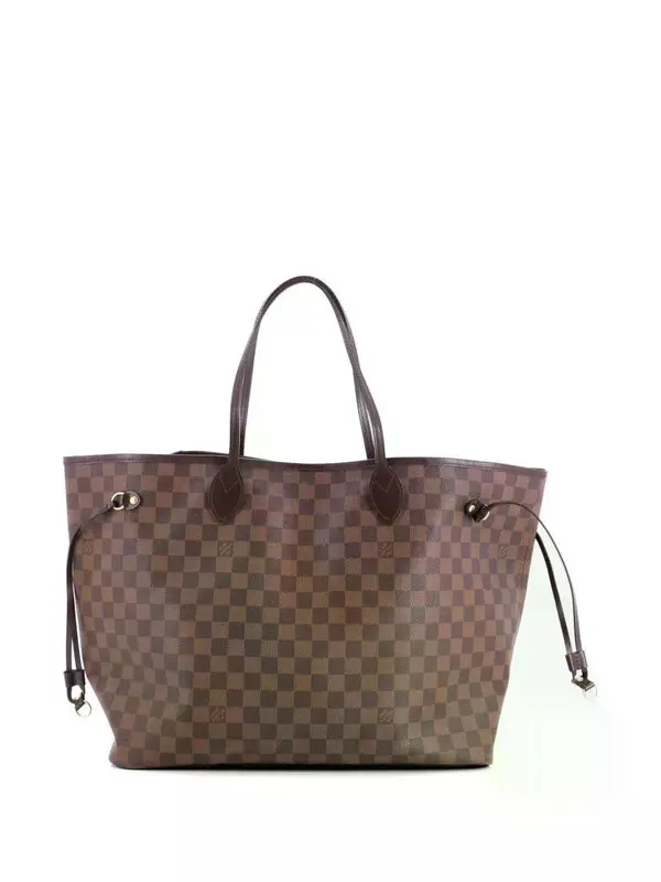LOUIS VUITTON Neverfull Damier Gm Tote Bag - Brown