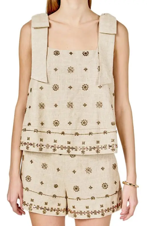 Endless Rose Beaded Sleeveless Top