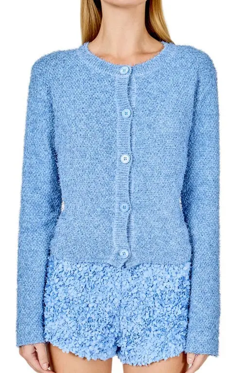 Endless Rose Button-front Cardigan