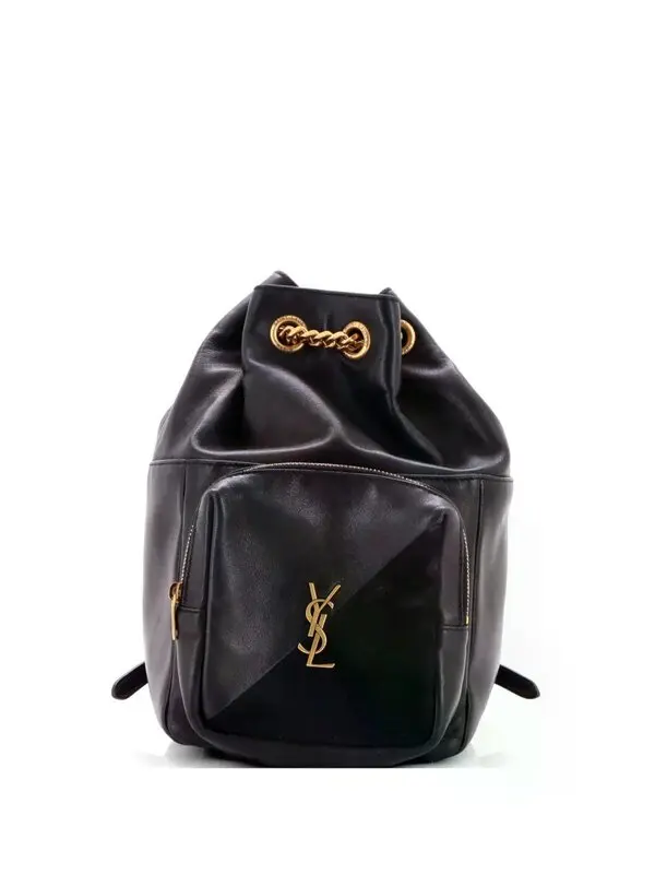 Saint Laurent Jamie Leather And Suede Backpack