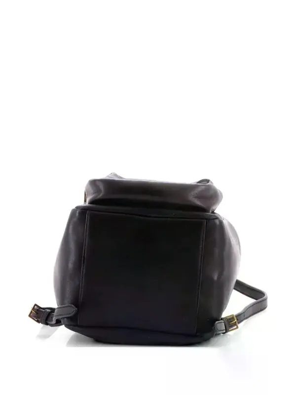 Saint Laurent Jamie Leather And Suede Backpack