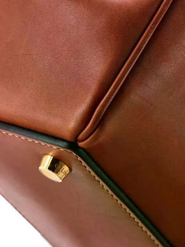 Celine 16 Small Satchel - Brown