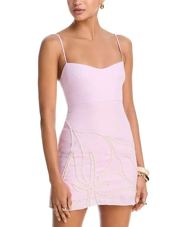 CALA DE LA CRUZ Lucca Mini Dress - Cherry Blossom
