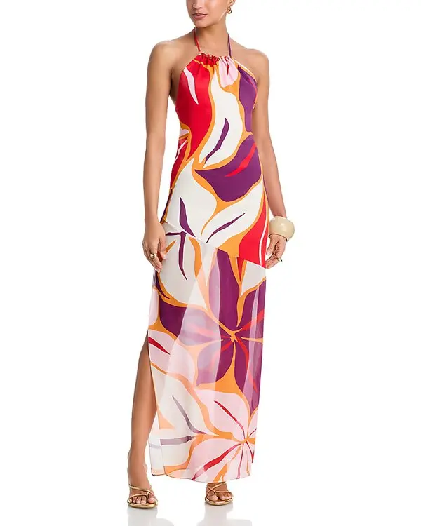 CALA DE LA CRUZ Accasia Printed Maxi Dress - Calabaria Multi