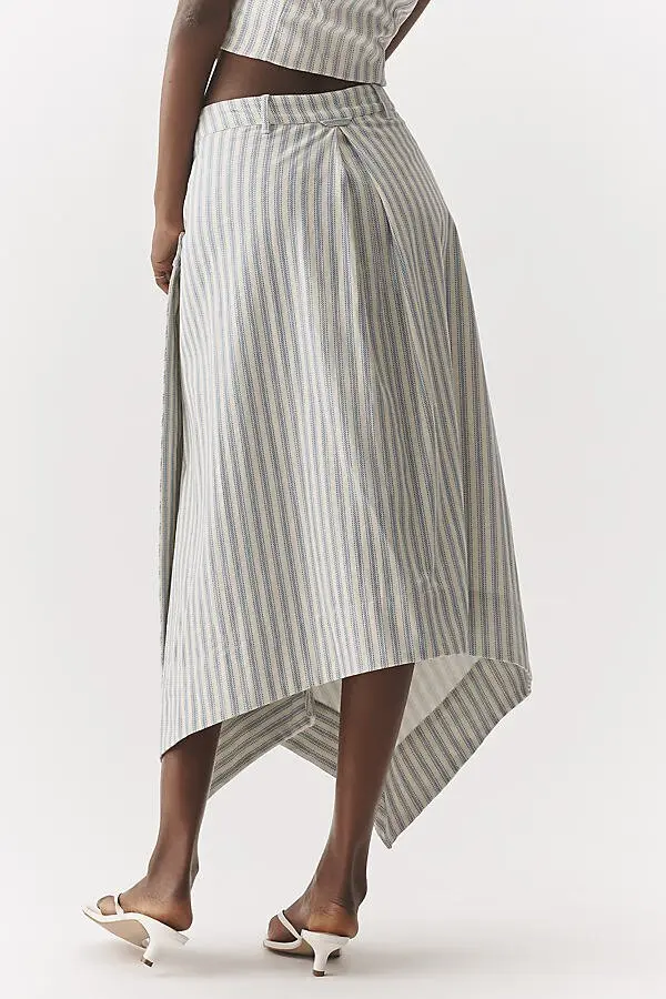 MUSE ASSEMBLY Hazel Asymmetric Midi Skirt
