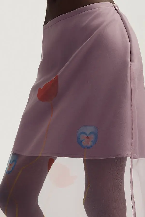 OHSEVENDAYS Kim Sheer Chiffon Skirt