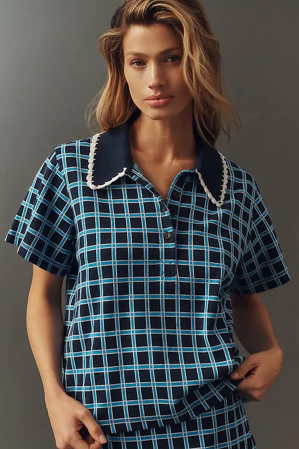 The Upside Clubhouse Short-sleeve Polo Top