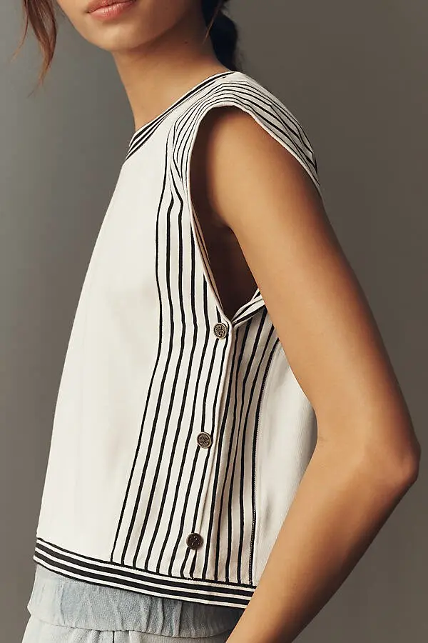 Maeve Boatslip Muscle Tee