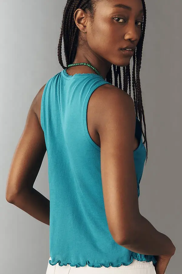 Anthropologie Smocked Tank Top