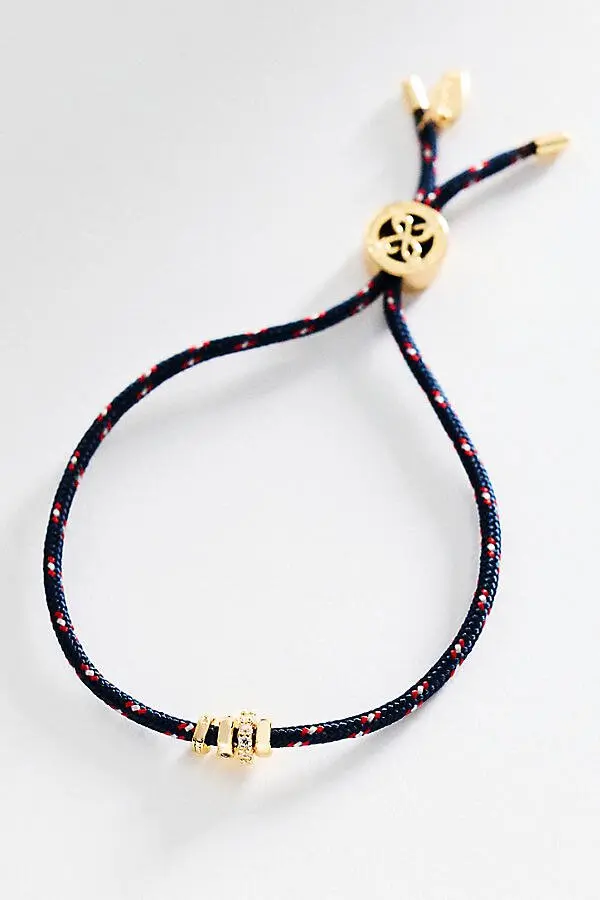 Maeve Adjustable Cord Bracelet - Blue