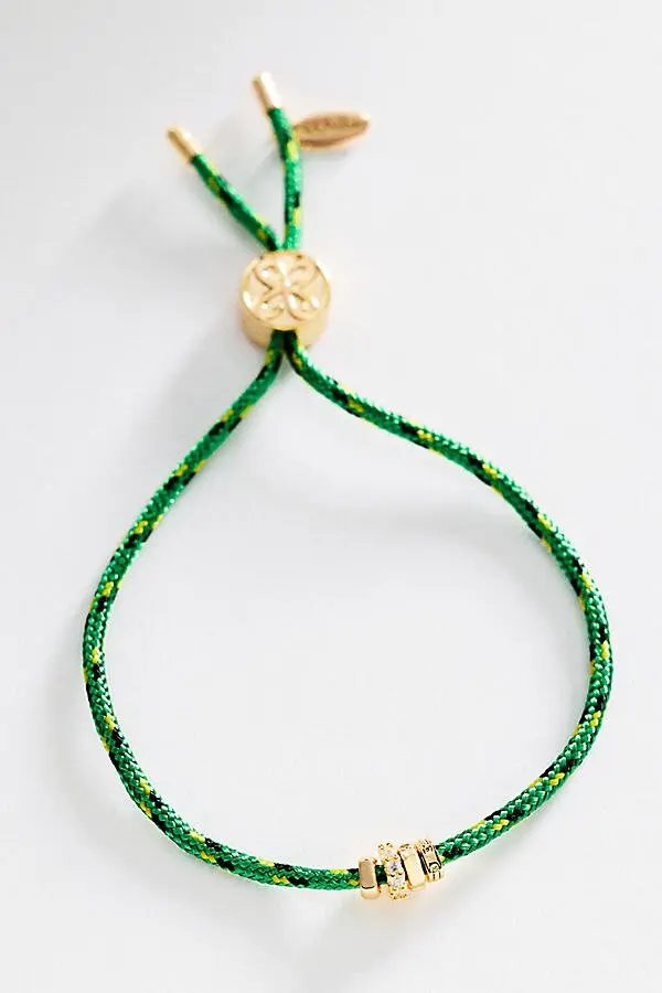 Maeve Adjustable Cord Bracelet - Green
