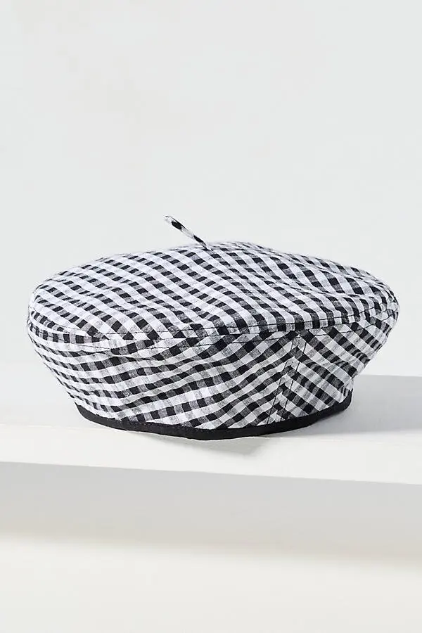 BRUNNA.CO Simone Gingham Beret