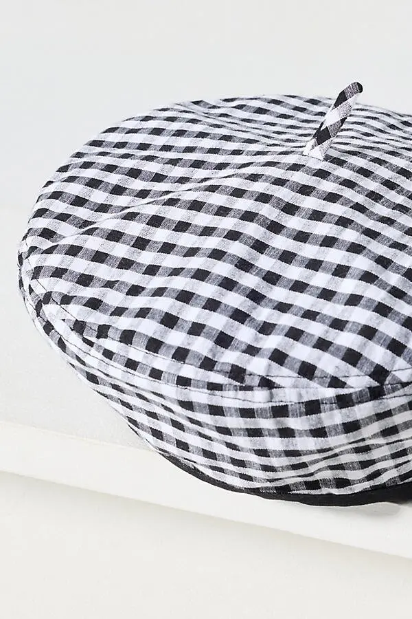 BRUNNA.CO Simone Gingham Beret