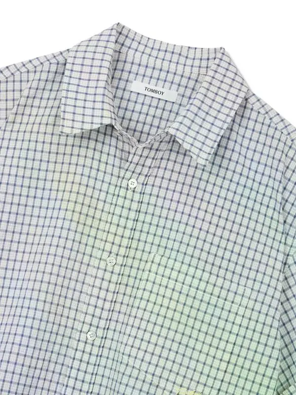 STUDIO TOMBOY Checkered Short-sleeve Shirt