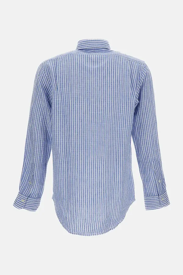 Polo Ralph Lauren Striped Seersucker Shirt - White