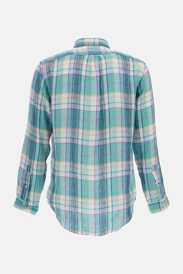 Polo Ralph Lauren Checked Linen Shirt - Multicolor