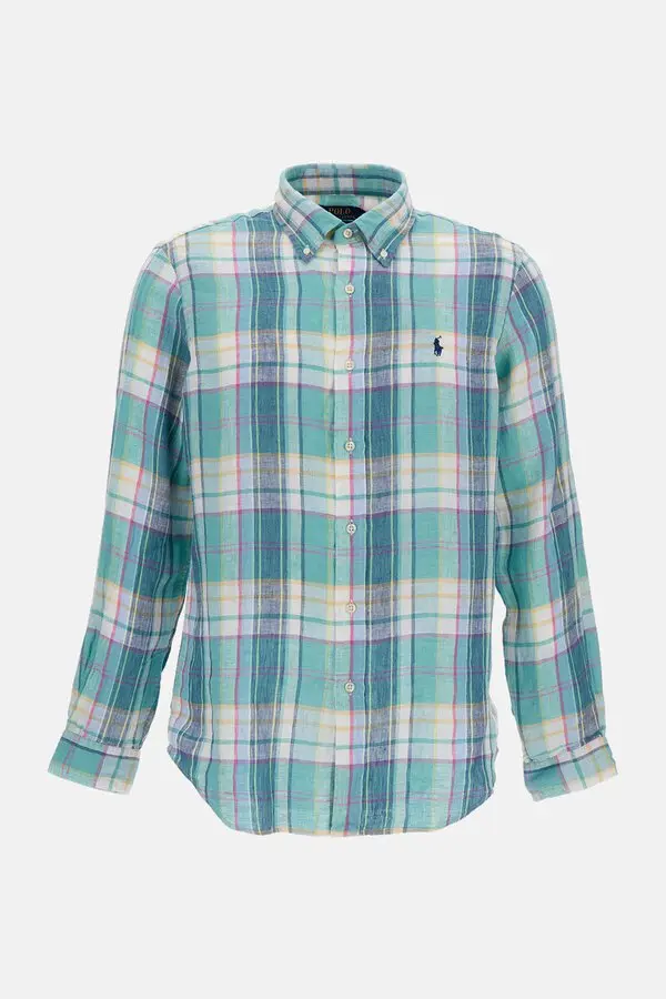 Polo Ralph Lauren Checked Linen Shirt - Multicolor