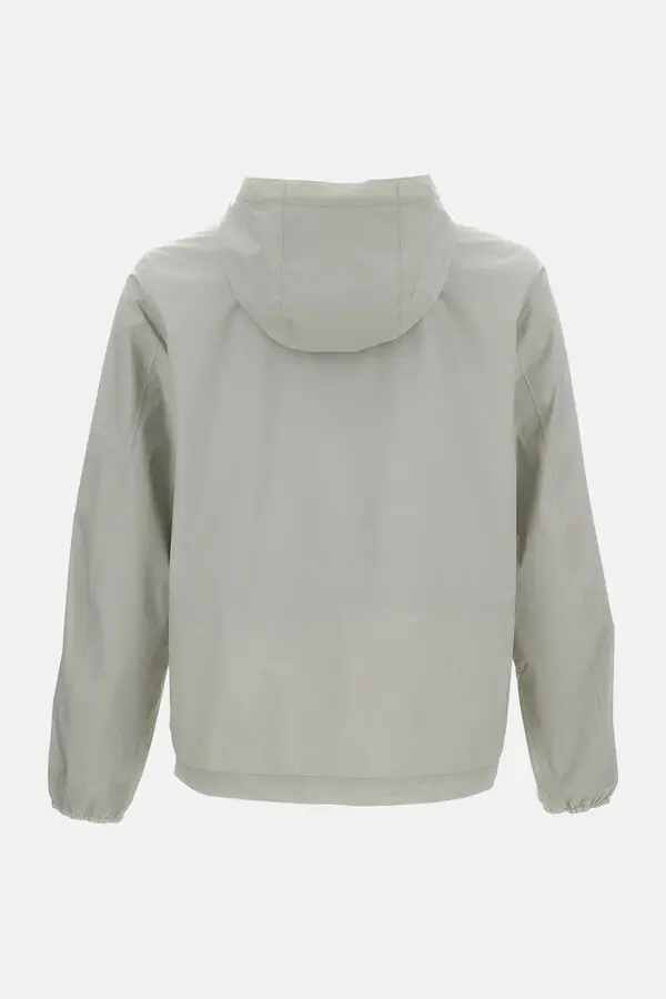 K-WAY Cropped Stretch Nylon Jersey Jacket - Beige