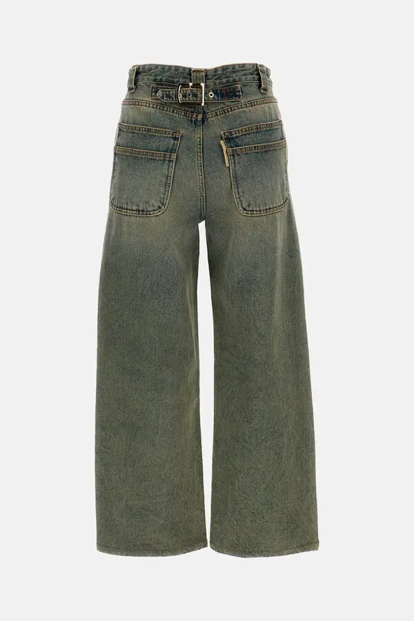 META CAMPANIA COLLECTIVE Milton Tea-wash Denim Carpenter Pants