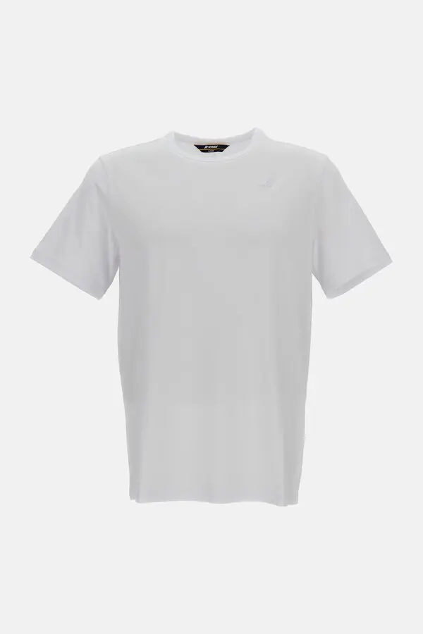 K-WAY T-shirt Adame Light Stretch Jersey - Bianco